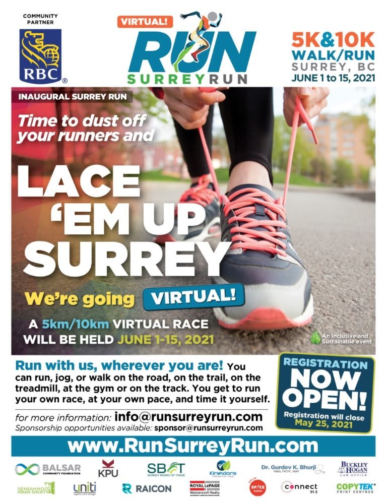 Virtual Surrey Walk & Run | 5K & 10K - RED 89.1FM / 93.1FM Vancouver