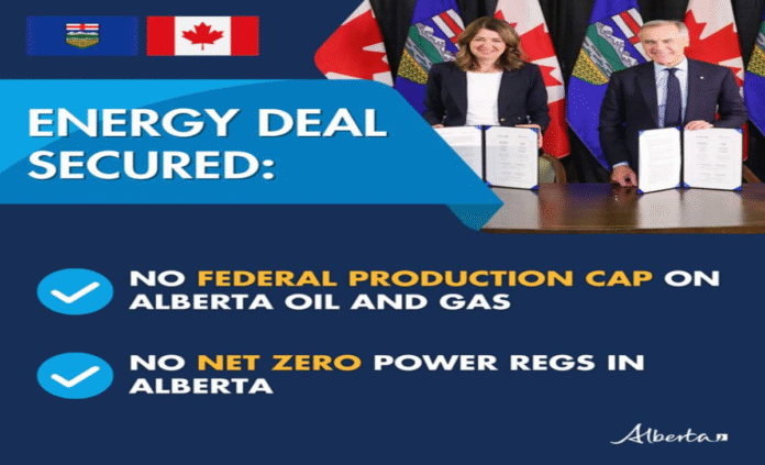 Carney finalizes key energy pact with Alberta, detailing the terms for ...